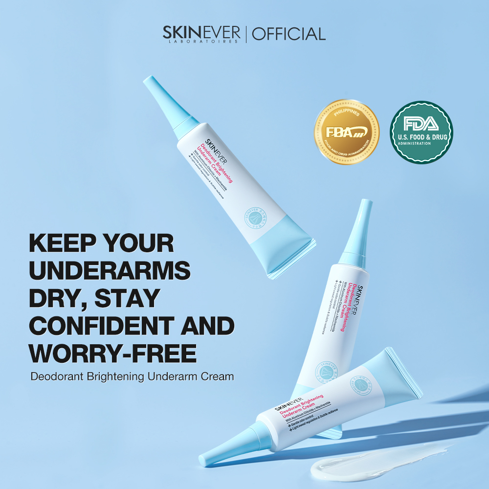 【Buy 1 Take 1】SKINEVER Cooling Underarm Cream Aluminum Chlorohydrate ...
