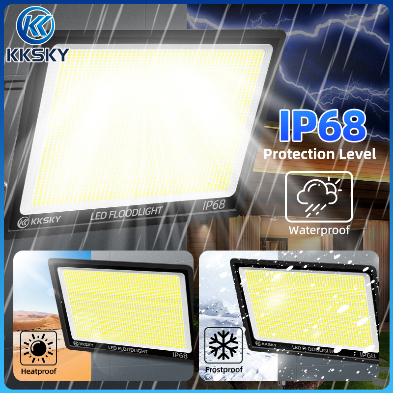 KKSKY LED Flood light 220V Outdoor Waterproof IP68 Super Bright Street ...