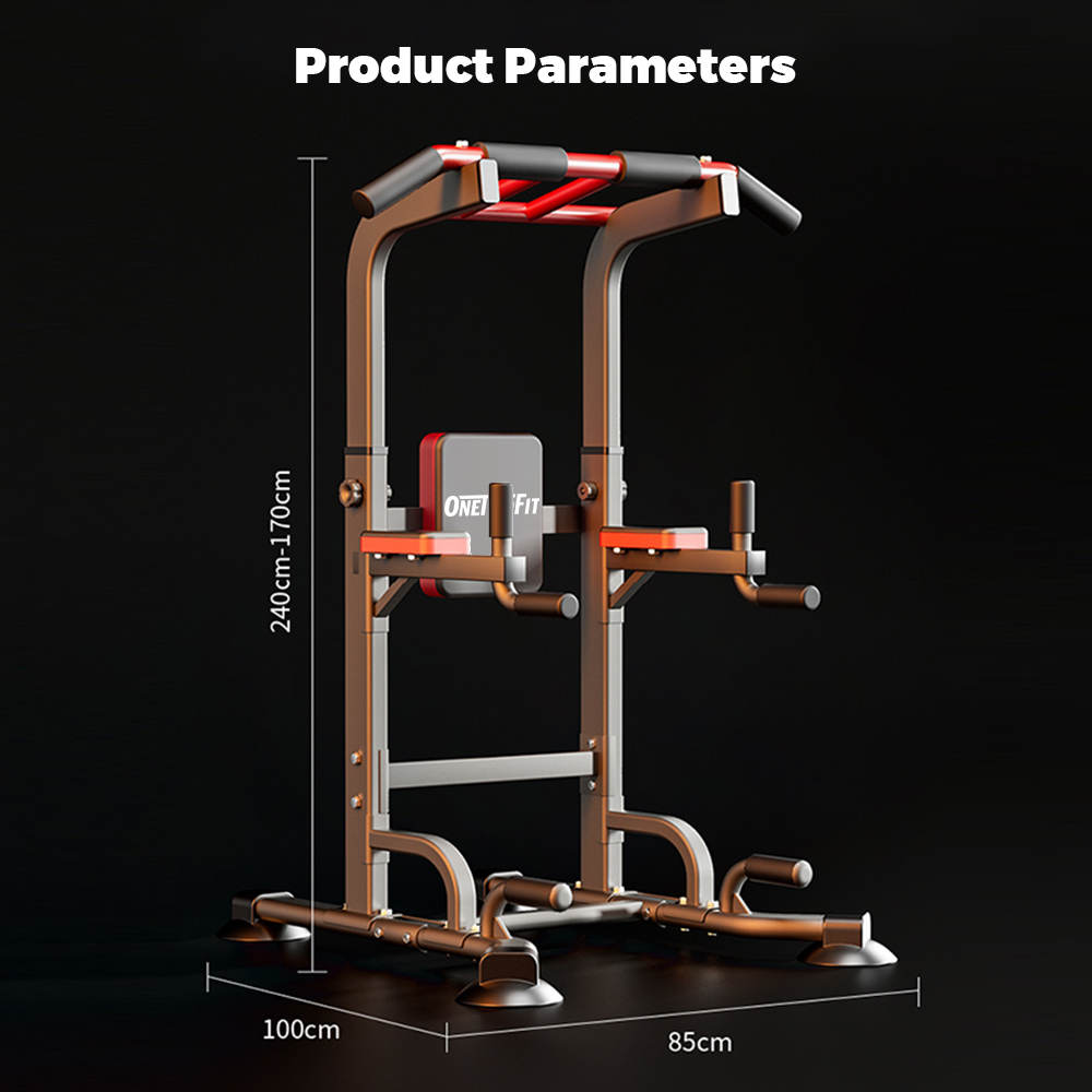 OneTwoFit Upgraded Thickened Pull-up Bar Bracket Gym Exercise Bracket ...
