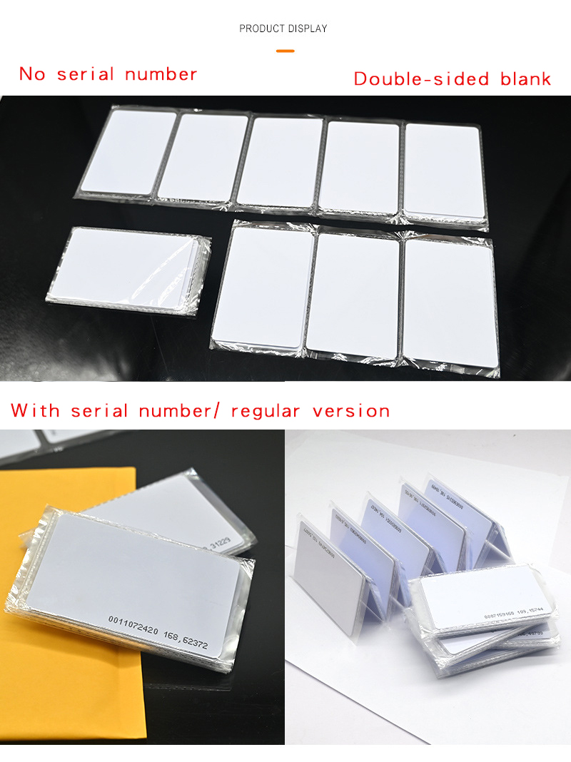 Customized 200pcs 125Khz RFID Proximity Cards ID Card Door Entry Access ...