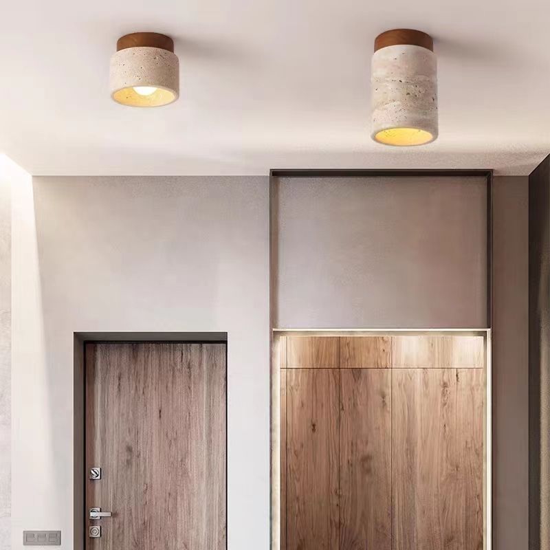 AIMI Ceiling Lamp Nordic Mid-century Modern Yellow Lime Ceiling Light ...