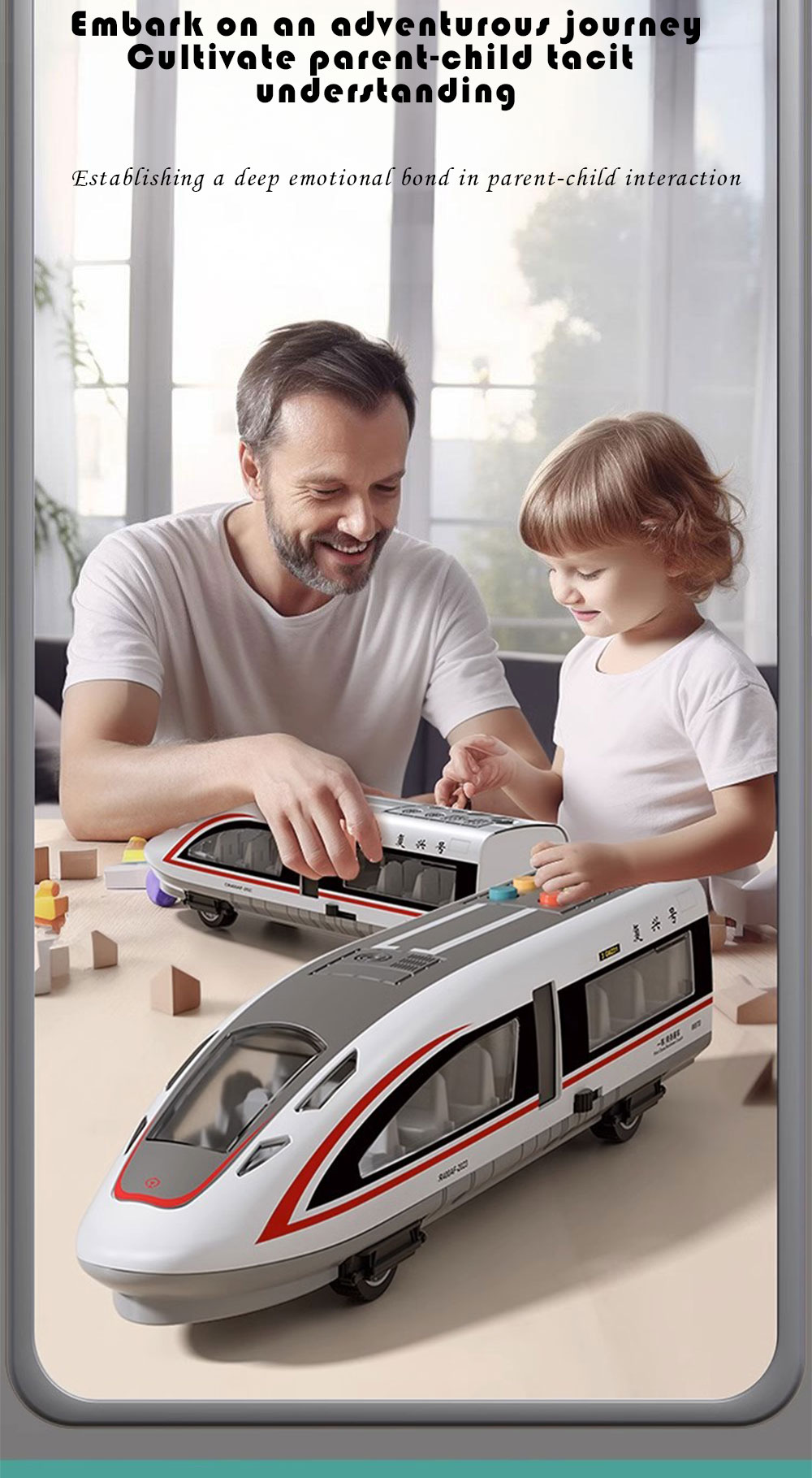 Magnetic Train Toy Set with Magnetic Cars, Perfect Gift for Boys ...