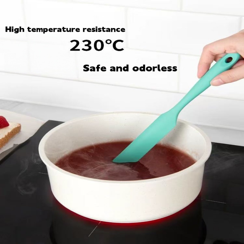 Translucent Mini Silicone Scraper - All-in-One Cream Spatula for ...