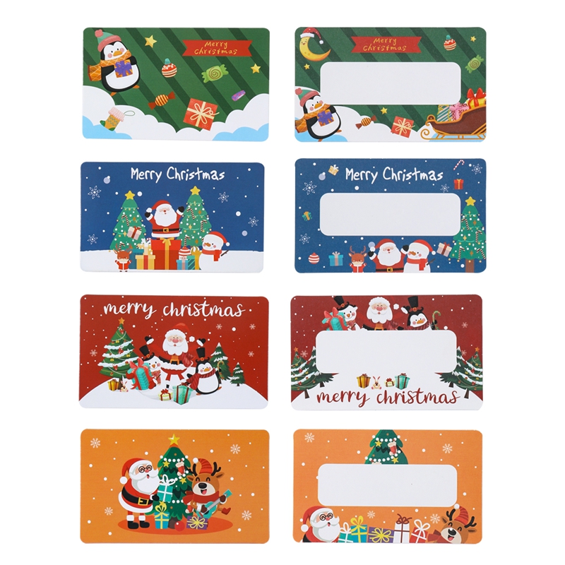 20/40Pcs Christmas Scratch Fun Card Mixed Pattern Scratch Card Ideas ...