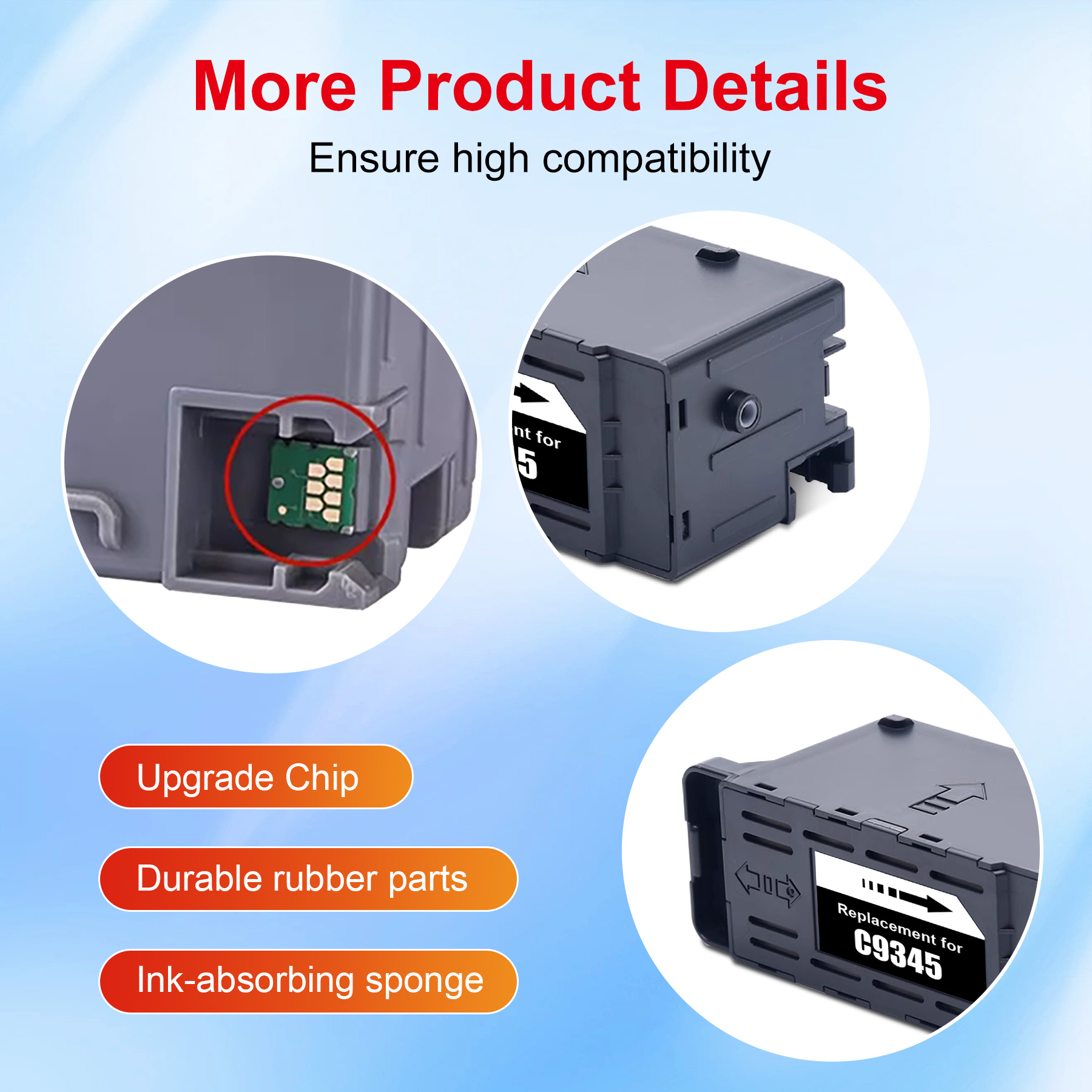 C9345 Maintenance Box for Epson L8050 L18050 L15158 L15150 L6580 L15160 ...