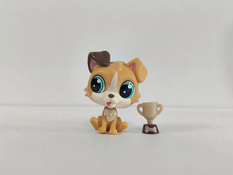 LPS Figure Yellow Tessa Terrier #3952 Littlest Pet Shop toy In Box ...
