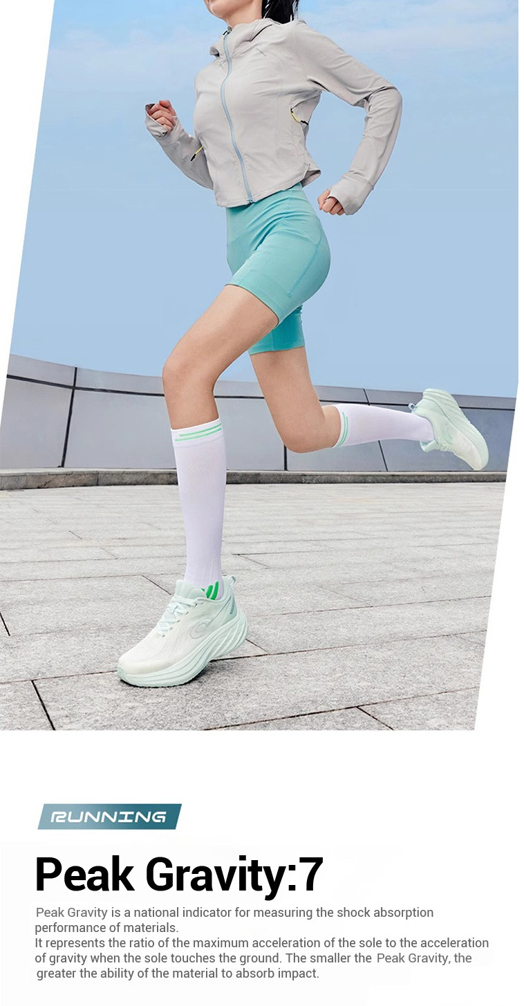 Qiaodan DS2 Women Running Shoes Cushion Rebound Non-Slip Wear-Resistant ...