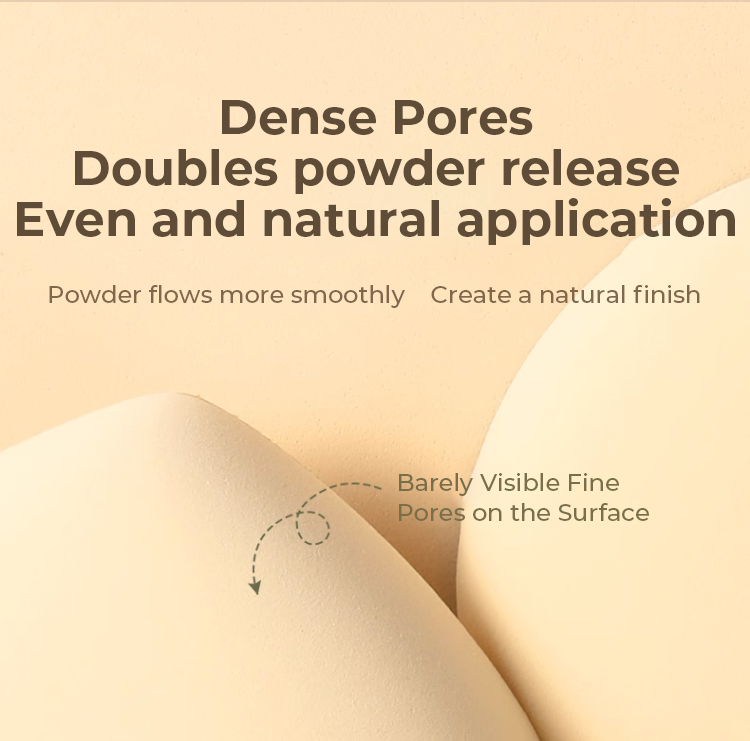 AMORTALS 100-Point Makeup Puff Set - Air Cushion Puff + Drop Puff ...