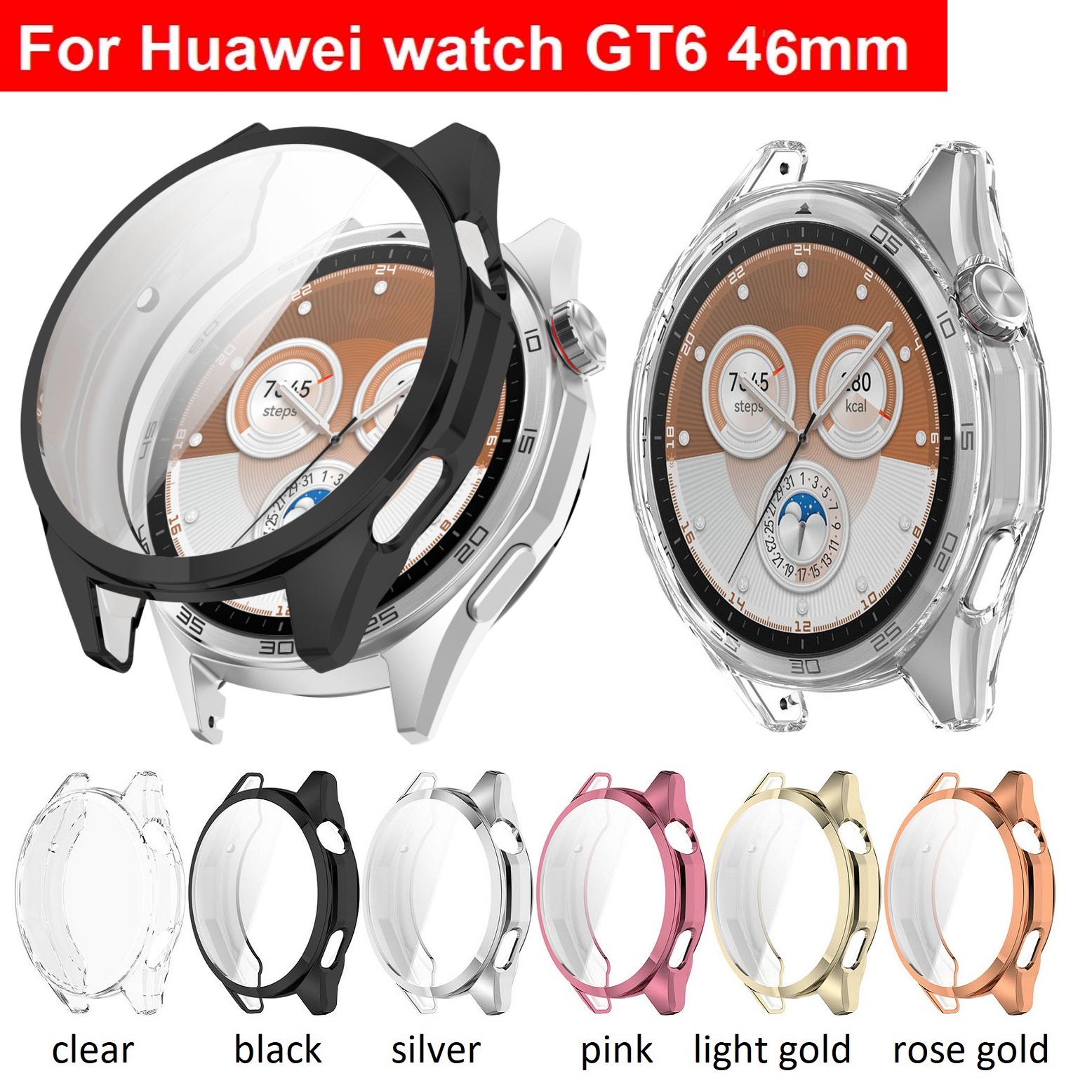 New Protective Case For Huawei Watch GT 6 Case Soft TPU Huawei GT 6 ...
