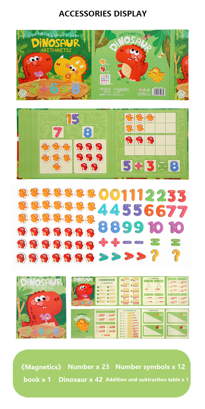 NIKO Magnetic Math Book Alphabet ABC Letter Number Spelling Book Early ...