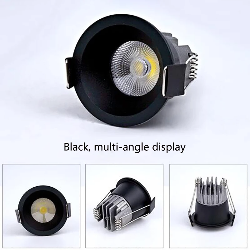 Dimmable Mini LED Downlight 3W 5W Anti-Glare Led Ceiling Lamp LED Spot ...