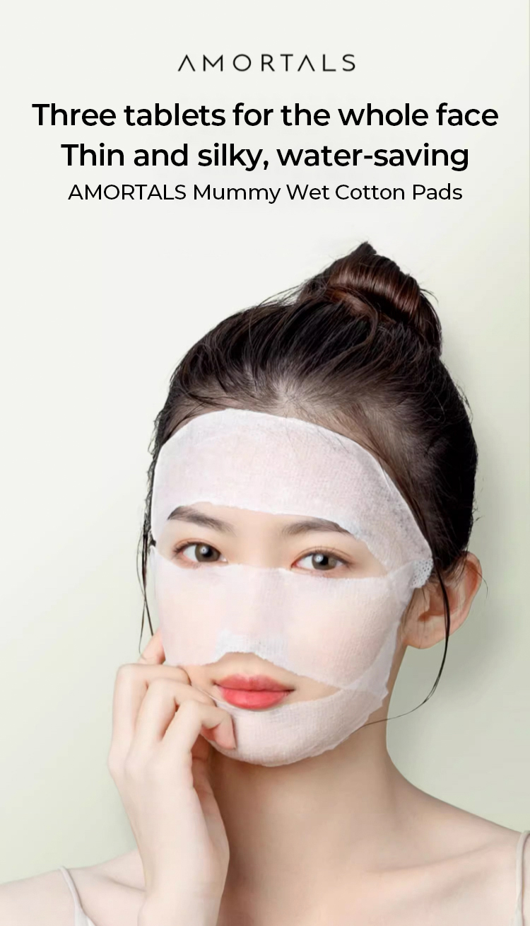 AMORTALS Stretchable Cotton Toner Pads - 240pcs For Facial Toning ...