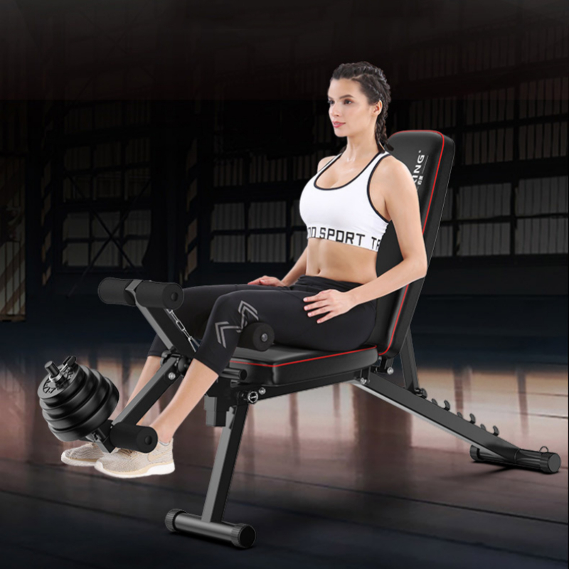 Foldable Home Fitness Bench Dumbbel Training Chair Sit-up Helper 12in1 ...