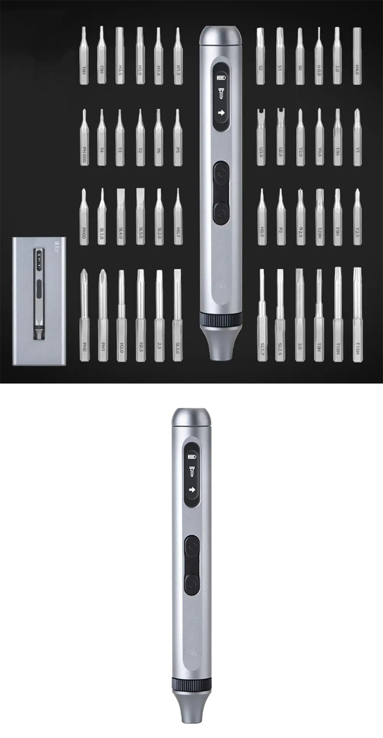 50-IN1 Precision Cordless Screwdriver Set Mini Electric Hand Drill for ...