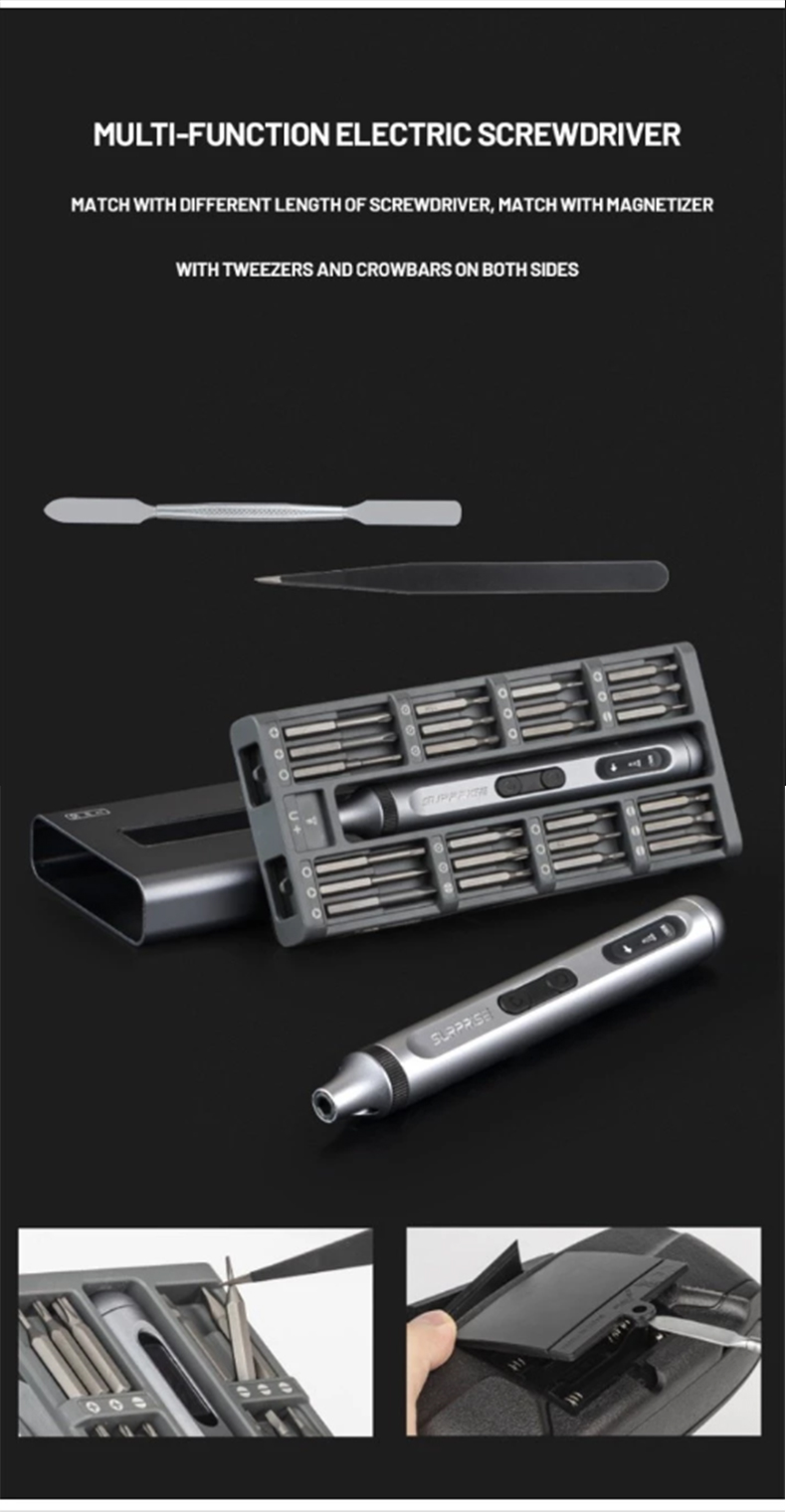 50-IN1 Precision Cordless Screwdriver Set Mini Electric Hand Drill for ...