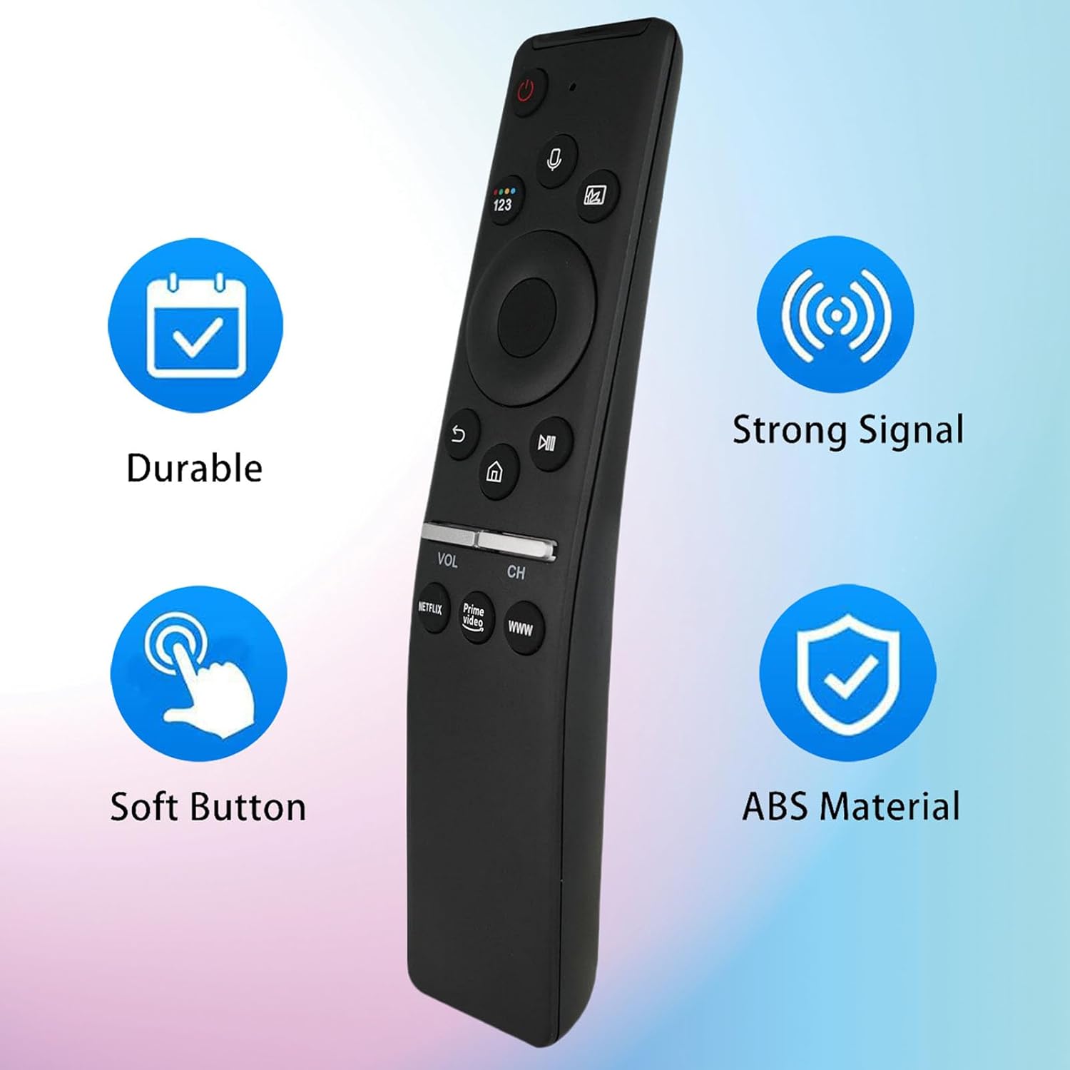 Samsung Crystal UHD 4K Smart TV Voice Remote BN59-01312F Replacement ...