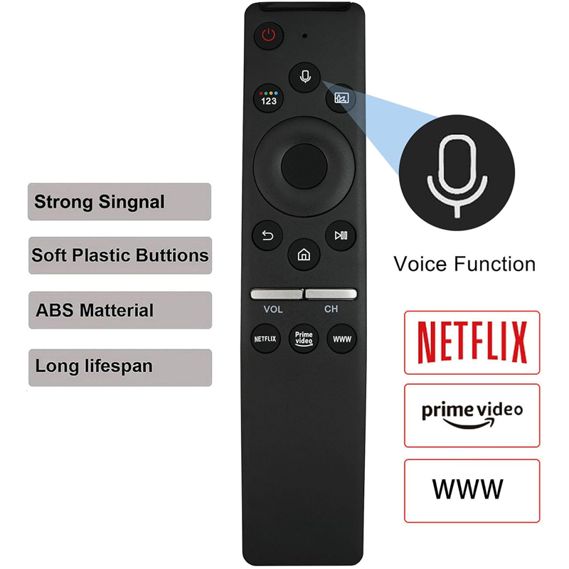 Voice Remote Control BN59-01312F for Samsung 4K Crystal UHD Smart TV ...