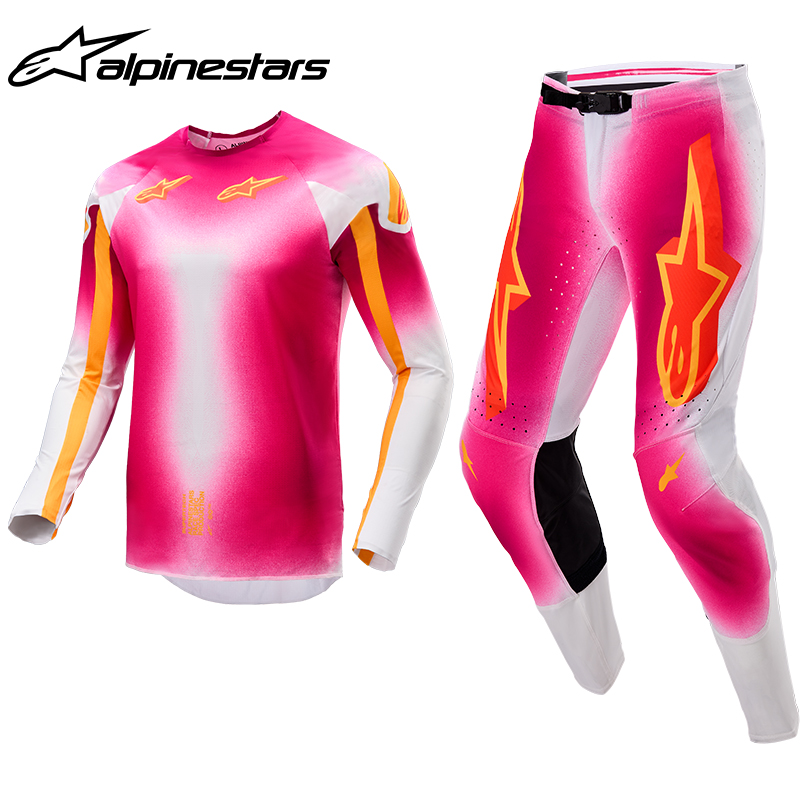 Alpinestars Supertech Motocross Racing Set Jersey/Pants Combo MX Suit ...