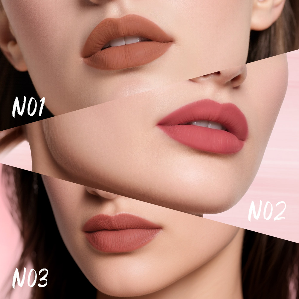 【NEW COLOR】O.TWO.O Matte Lipstick Waterproof 24H Transfer Proof ...
