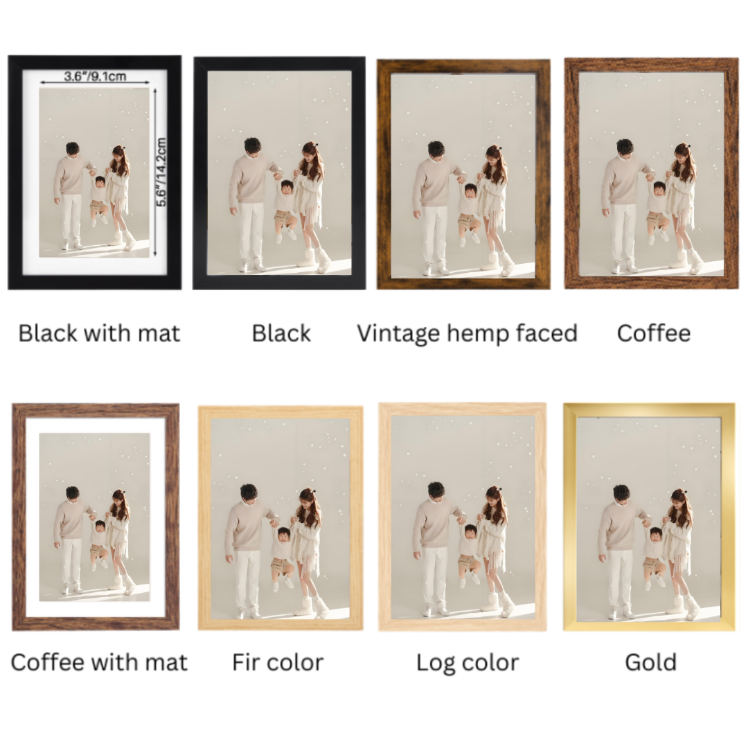 Picture Frame 4R / 5R / 6R / 8R / A4 / A3 Size Photo Frame Wall Decor ...