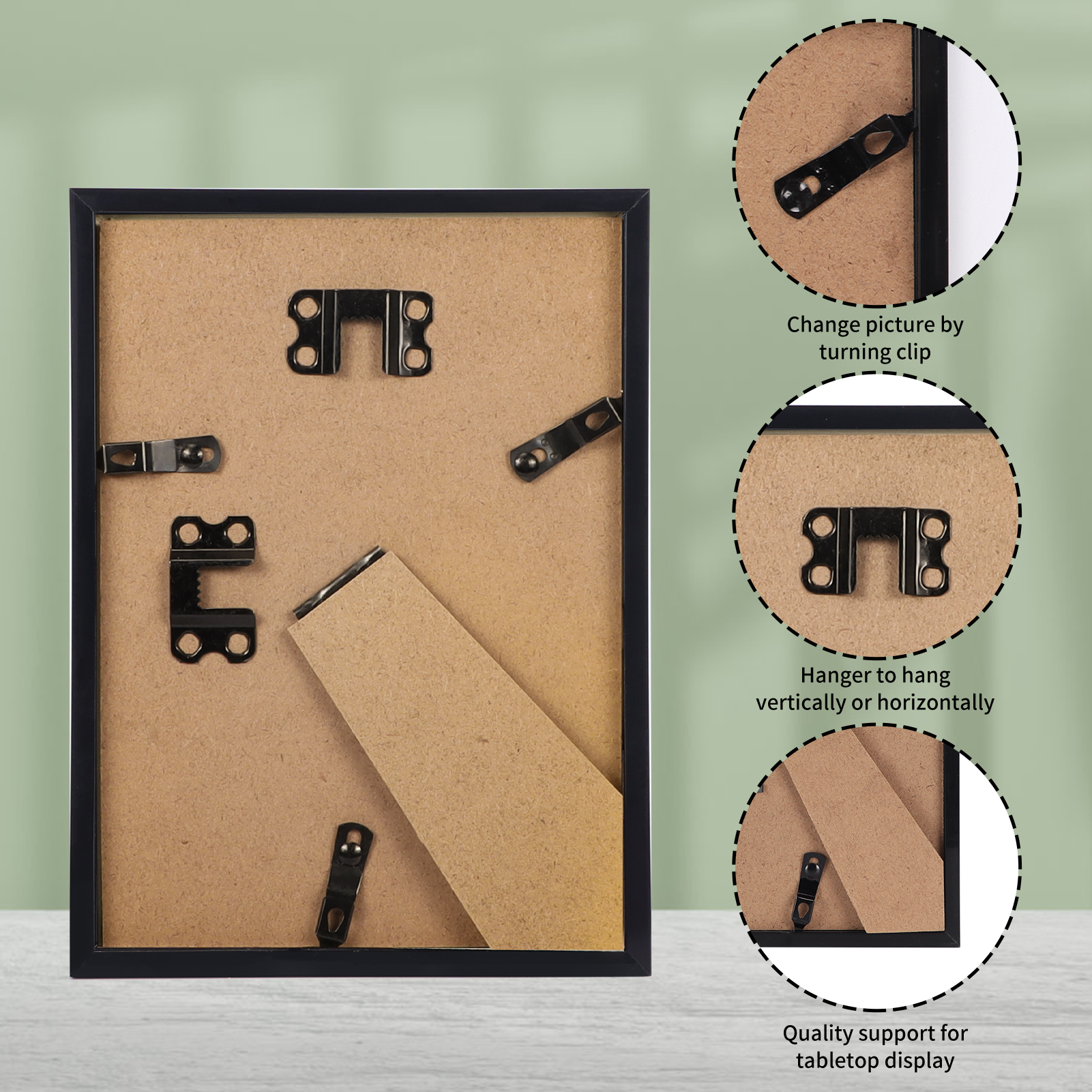 Picture Frame 4R / 5R / 6R / 8R / A4 / A3 Size Photo Frame Wall Decor ...