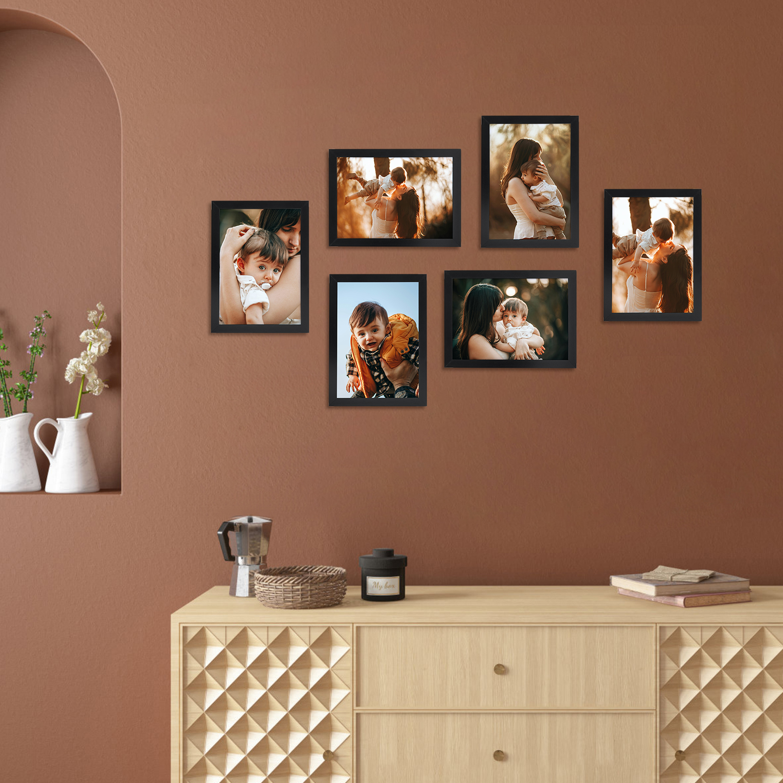 Picture Frame 4R / 5R / 6R / 8R / A4 / A3 Size Photo Frame Wall Decor ...