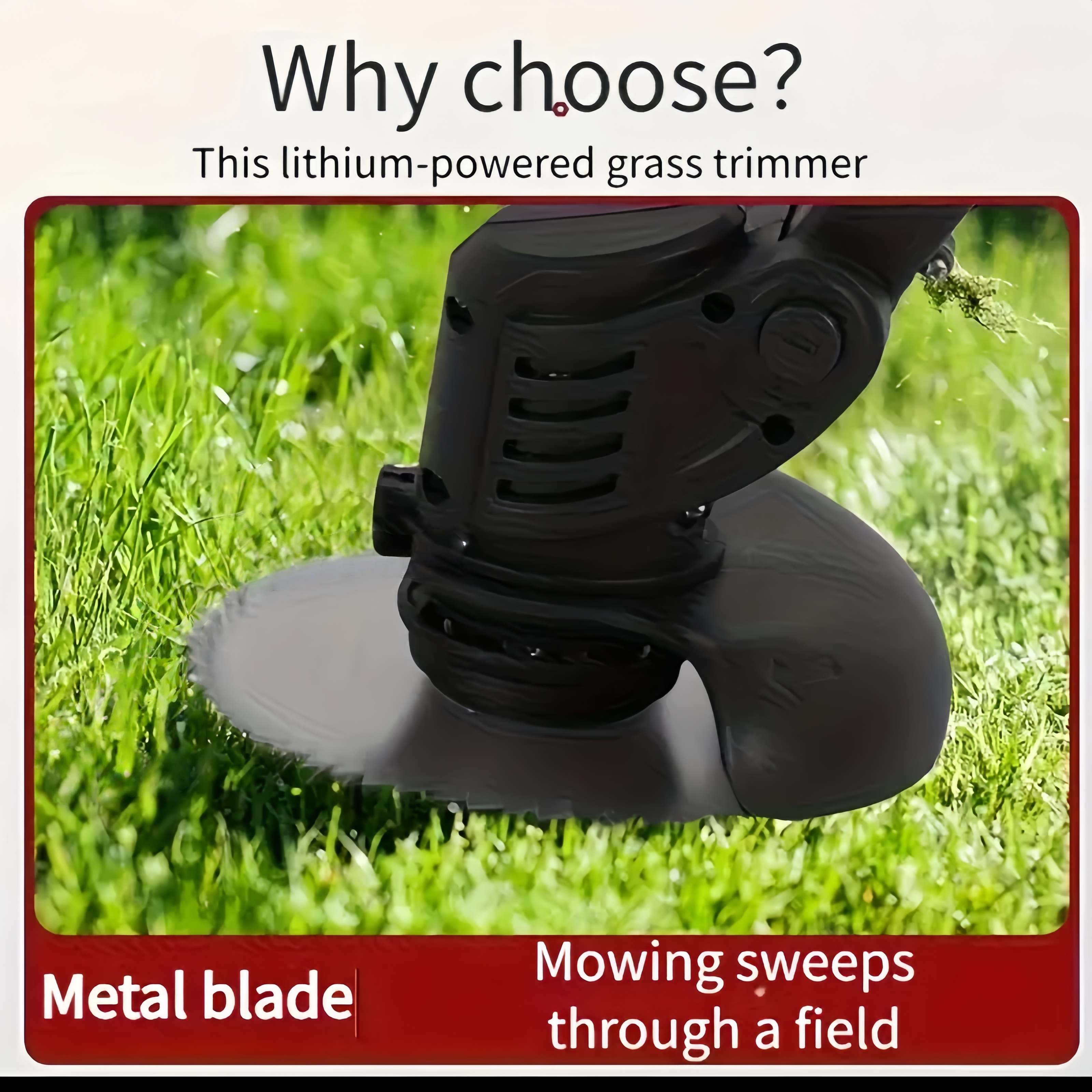 Grass Cutter 4 Stroke 1500W High-Power Gasoline Cordless Lawn Mower ...