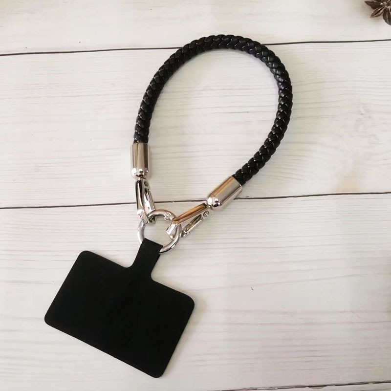 Fashionable PU Leather Wrist Anti-Lost Hanging Cord Mobile Phone Strap ...