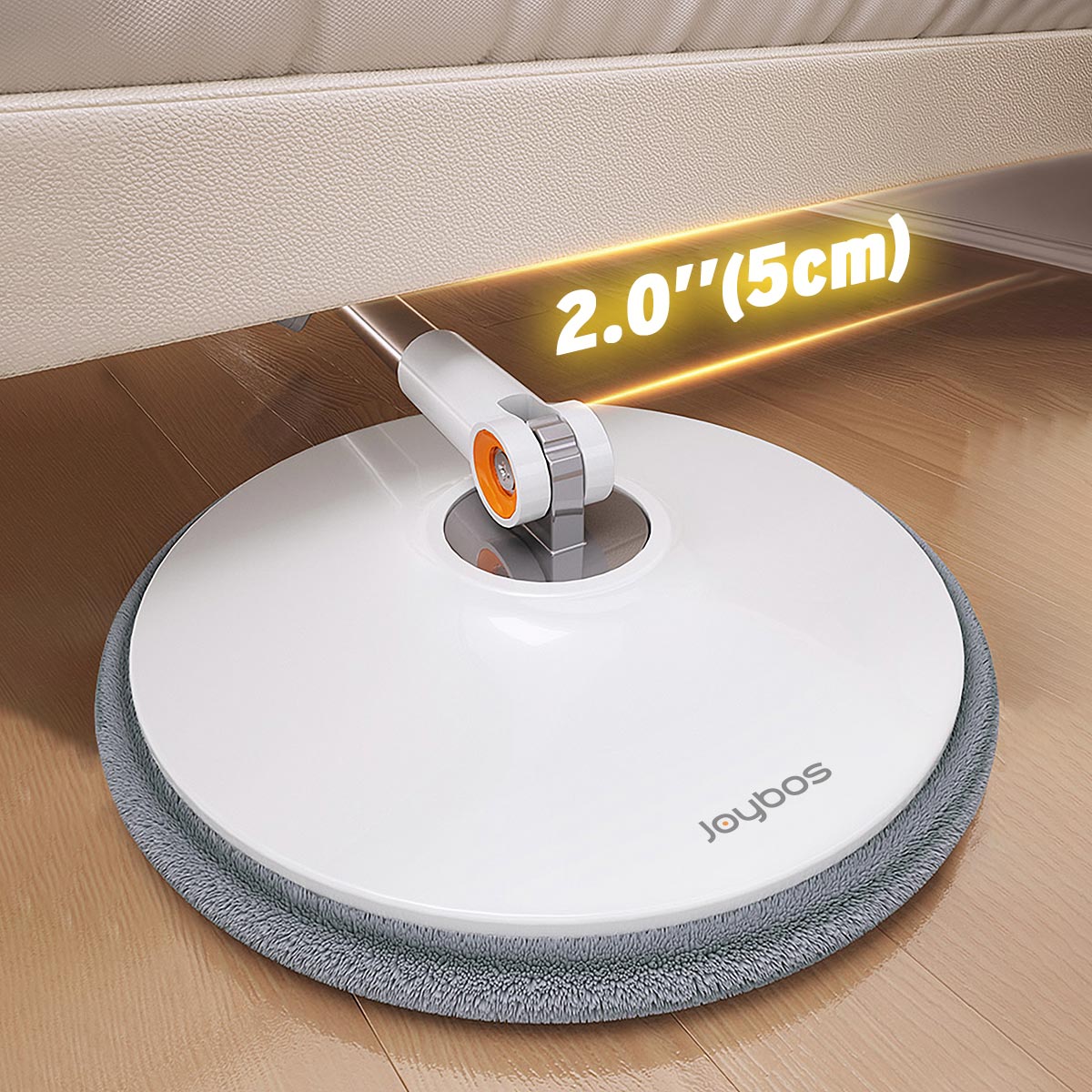 LiteJoy M19Plus Self-Washing Spin Mop with Turbo Bucket - 3 Replaceable ...