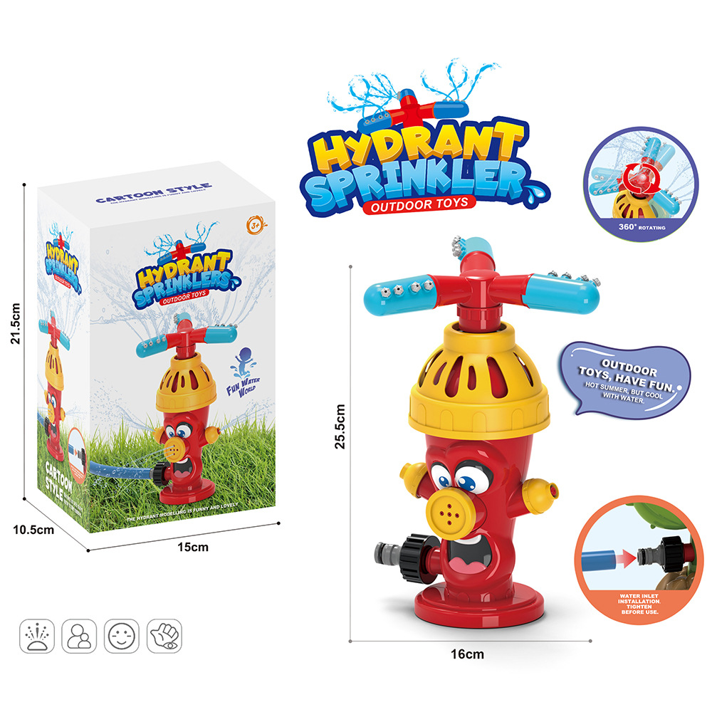 Lawn Fire Hydrant Sprinkler Toy Summer Children Outdoor Interactive ...