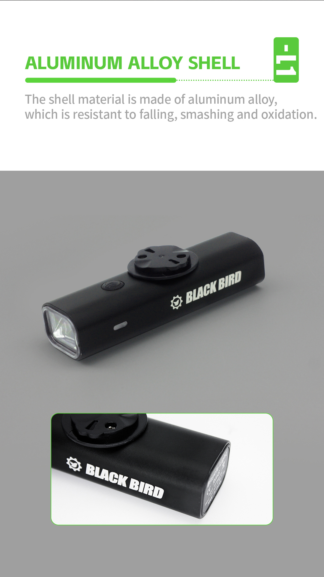 BLACKBIRD L1A/C Anti-Glareprofessional Cycling Headlight 400 lumen ...