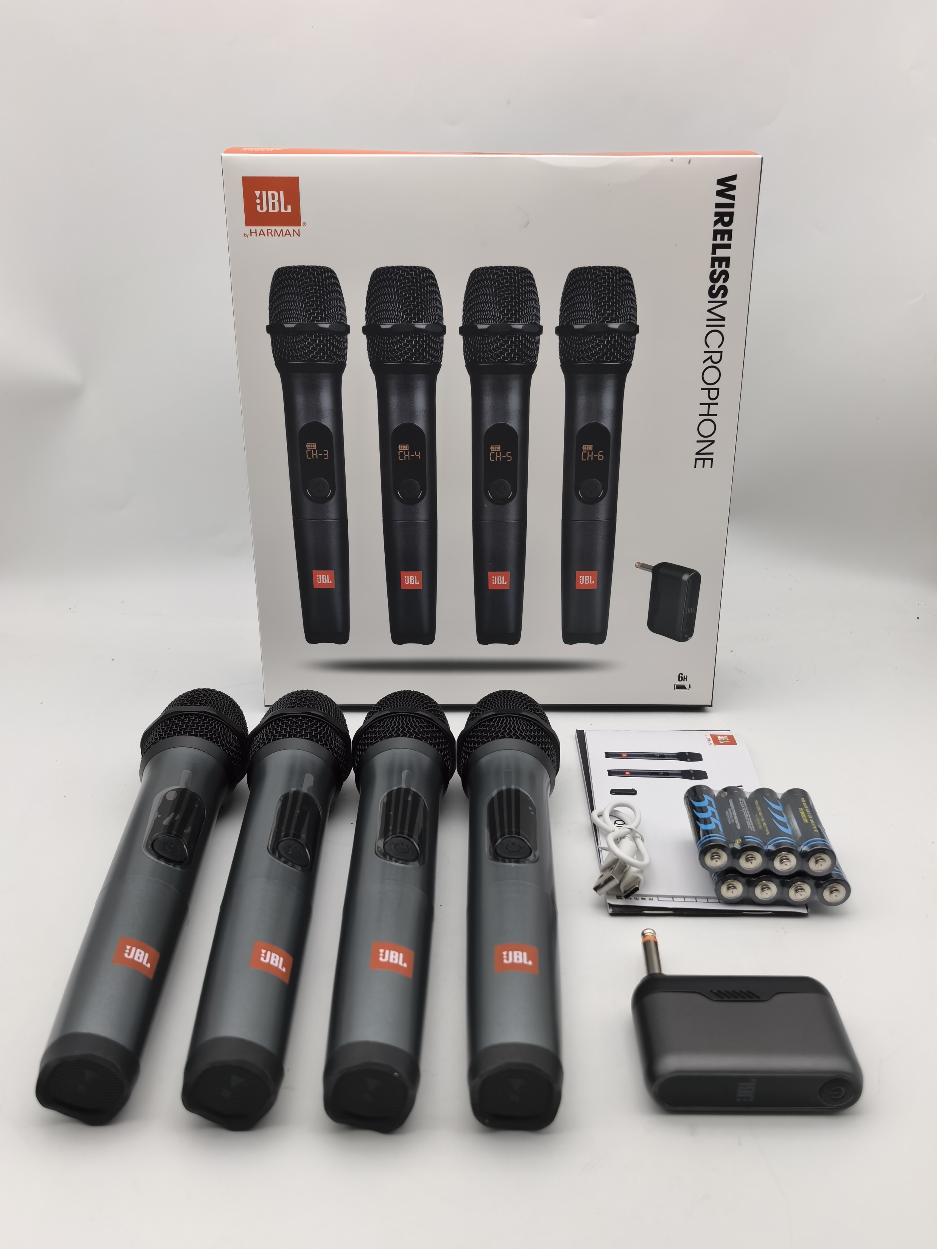 JBL UHF wireless microphone professional wireless microphone set (4 ...