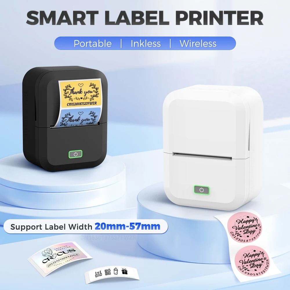 Marklife X2 Inkless Thermal Printer Portable Mini Printer Pocket Portable Thermal Label Maker ...