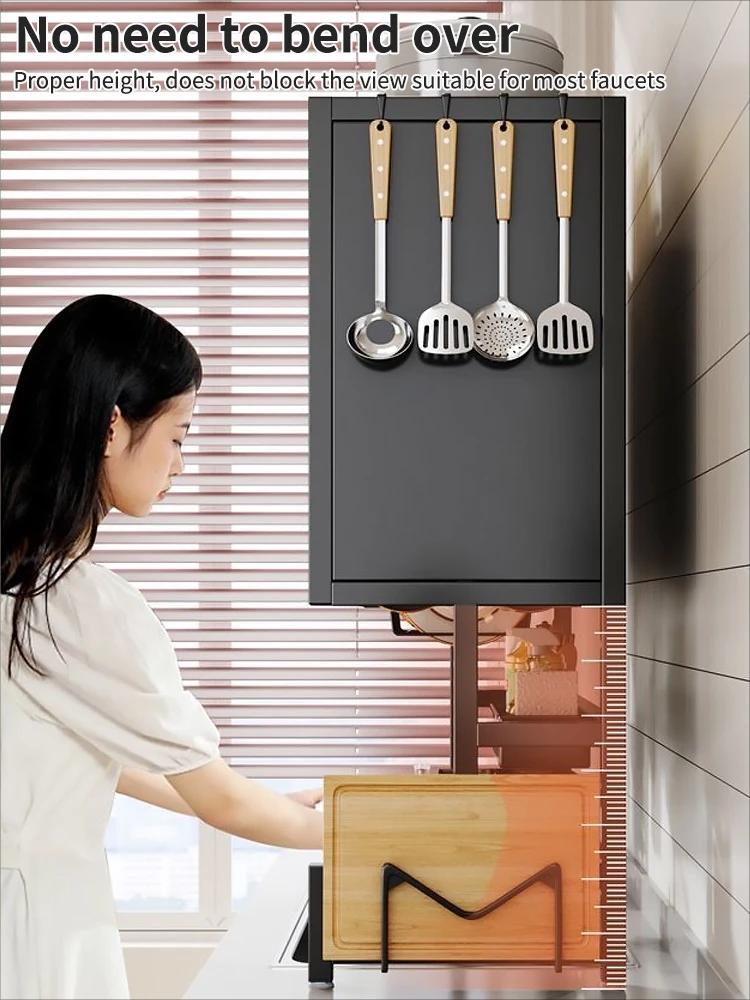 GOTURE Kitchen dishwasher storage rack, door dishwasher counter, dust ...