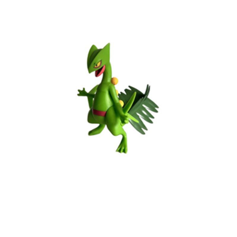 9cm Pokemon Sceptile Ace Lizard King Gk Desk Toy - Anime Themed ...