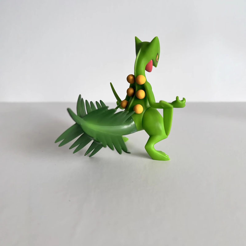 9cm Pokemon Sceptile Ace Lizard King Gk Desk Toy - Anime Themed ...
