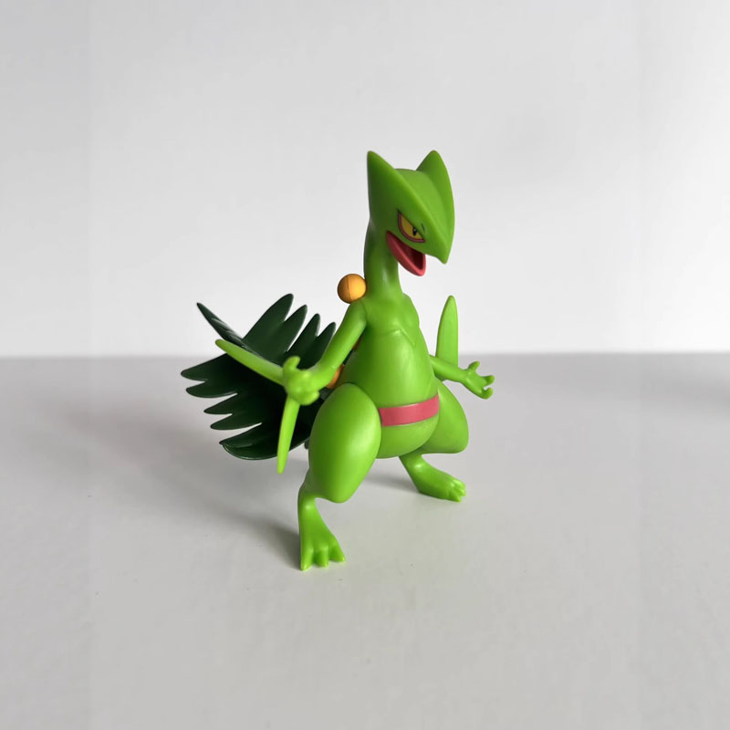 9cm Pokemon Sceptile Ace Lizard King Gk Desk Toy - Anime Themed ...