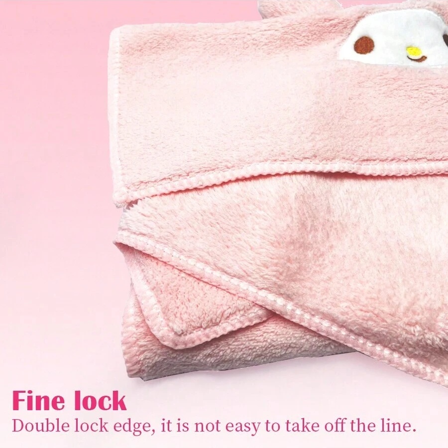 MINISO Sanrio Characters Series - Adorable Coral Fleece Ultra-Soft ...