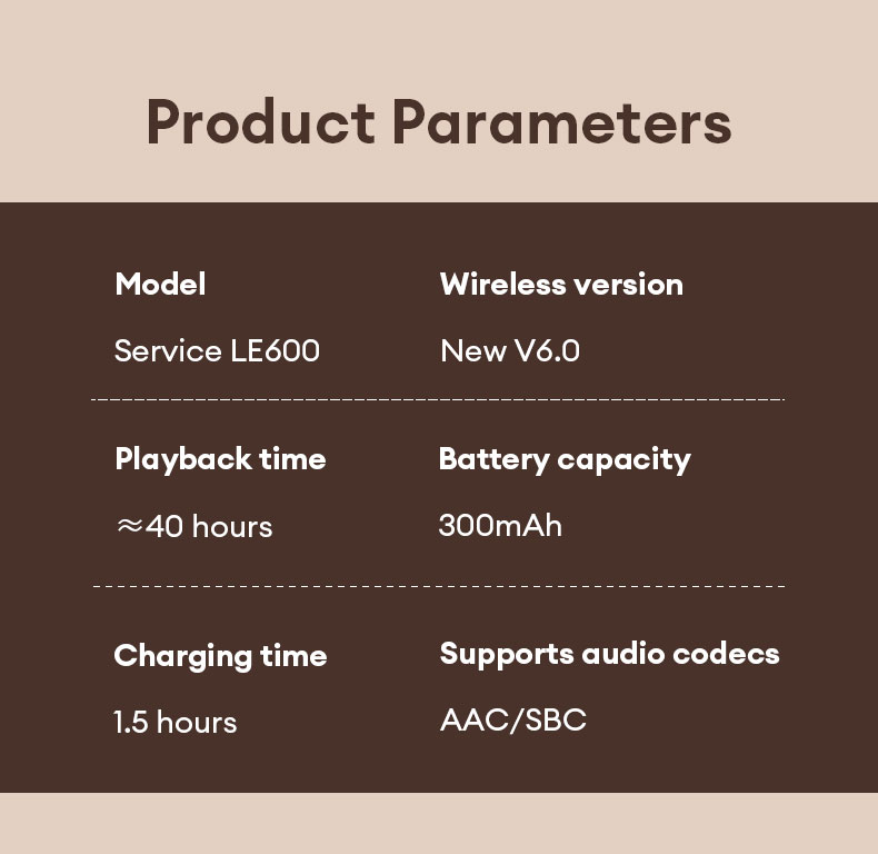 Lenovo LE600 Bluetooth Earphone Intelligent Noise Cancellation HIFI Sound Quality Low Latency ...