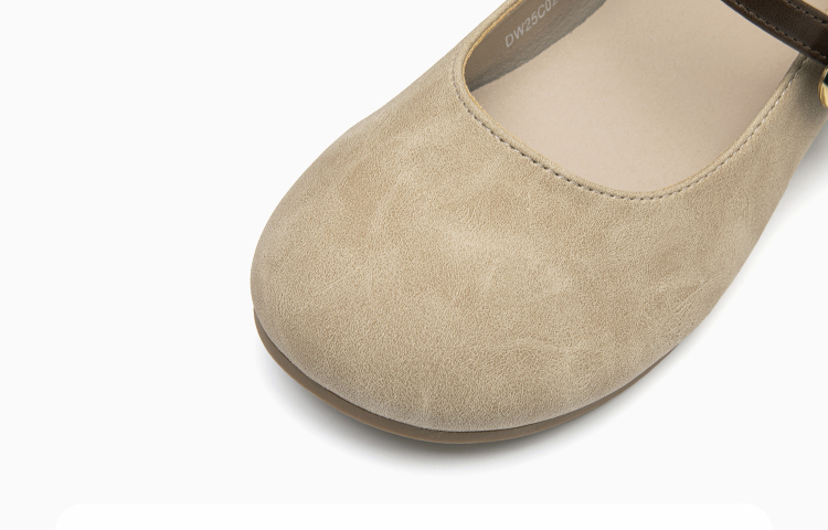 Dusto Mary Jane Shoes for Women - Low Heel, Square Toe, Casual Style ...