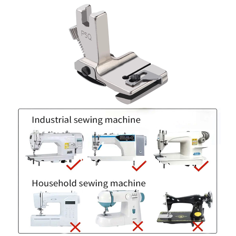 P5Q Ruffling Presser Foot - Adjustable Gathering/Tucking/Pleating 3-in ...