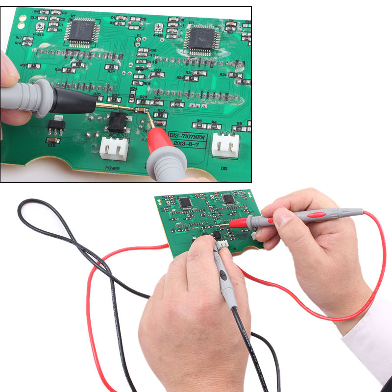 10A/20A 1000V Ultra-thin Tip Probe SMD Multimeter Pen Set for PCB ...