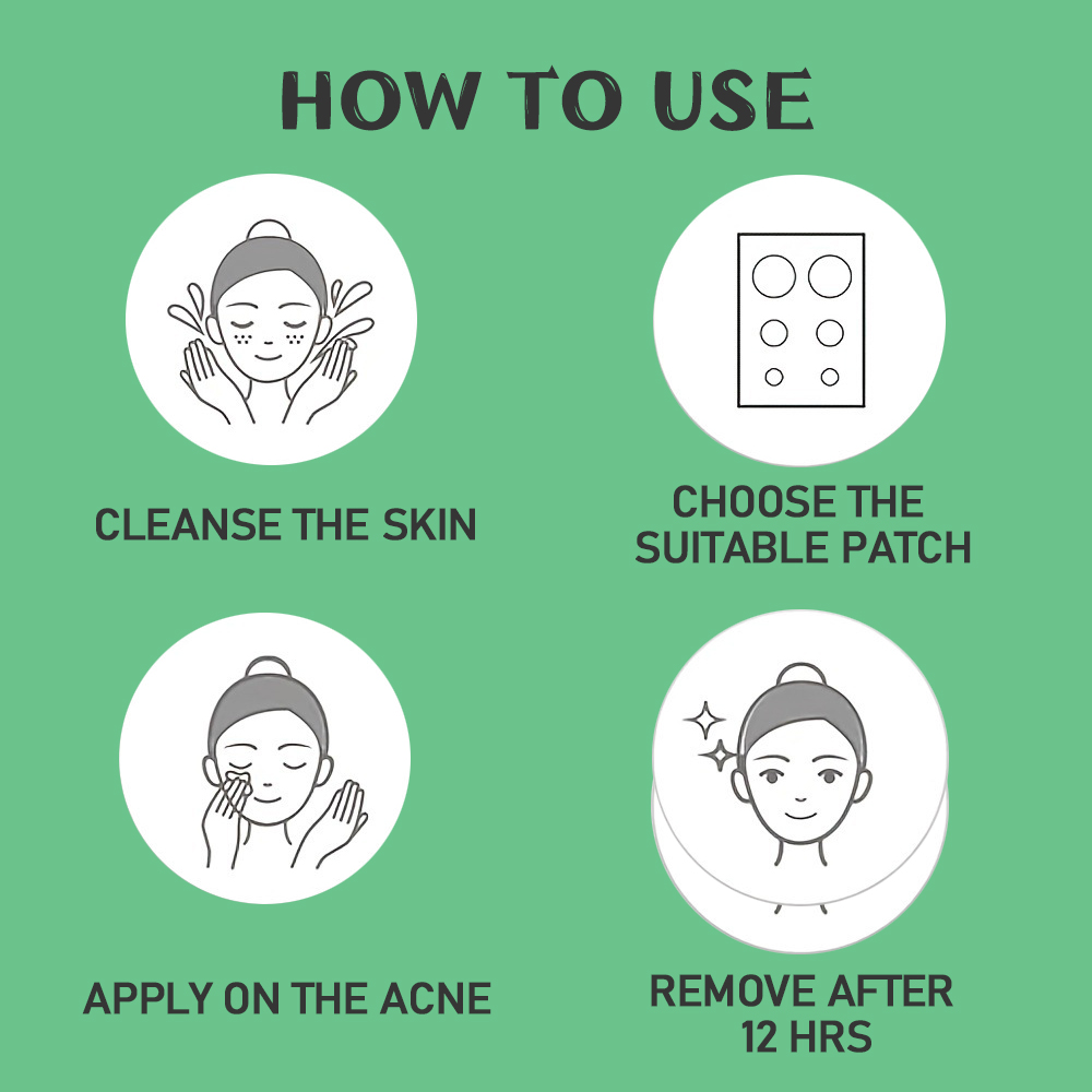 280PCS Cute Star Acne Patches for Face, Hydrocolloid Spot Stickers for ...