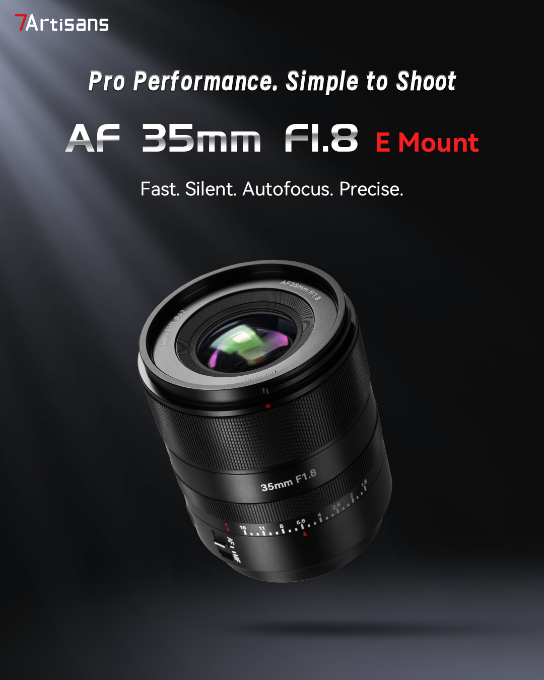 7Artisans 35mm f1.8 Auto Focus Full Frame Lens For Sony E / Z / L Mount ...