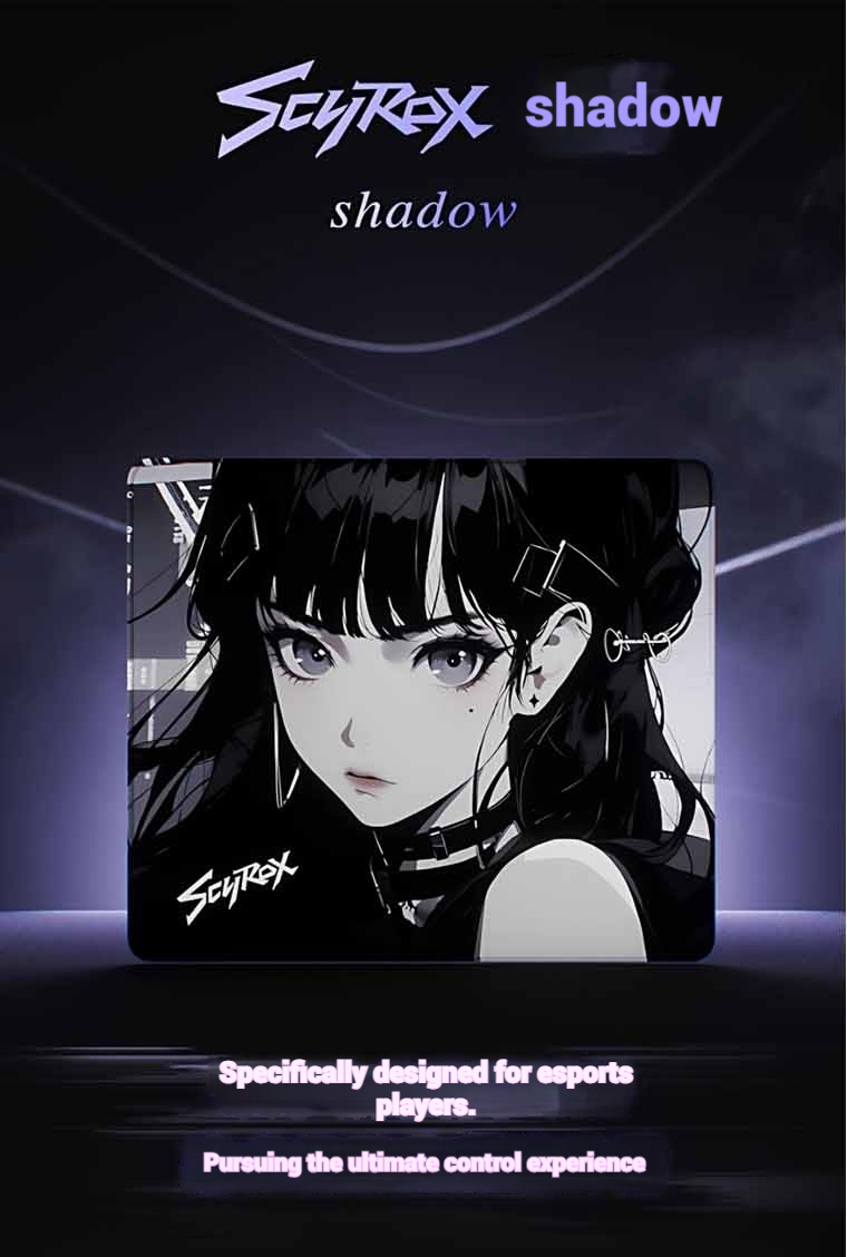 Scyrox Shadow Thin Face Neutral Slippery FPS Esports Gaming Mouse Pad ...
