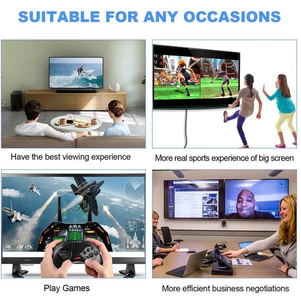 4K 30Hz Adapter Cable DP to HDMI for Video and Audio on PC, HDTV ...