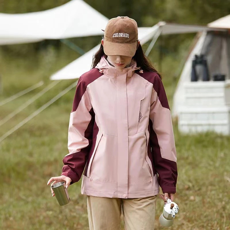 LOOK Fashion Waterproof Windproof Jacket Women Hiking Jackets Unisex ...