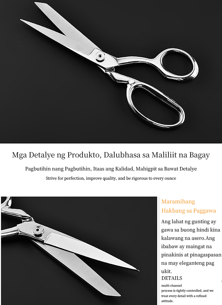 tailor scissors gunting pang tela fabric scissors for sewing Stainless ...