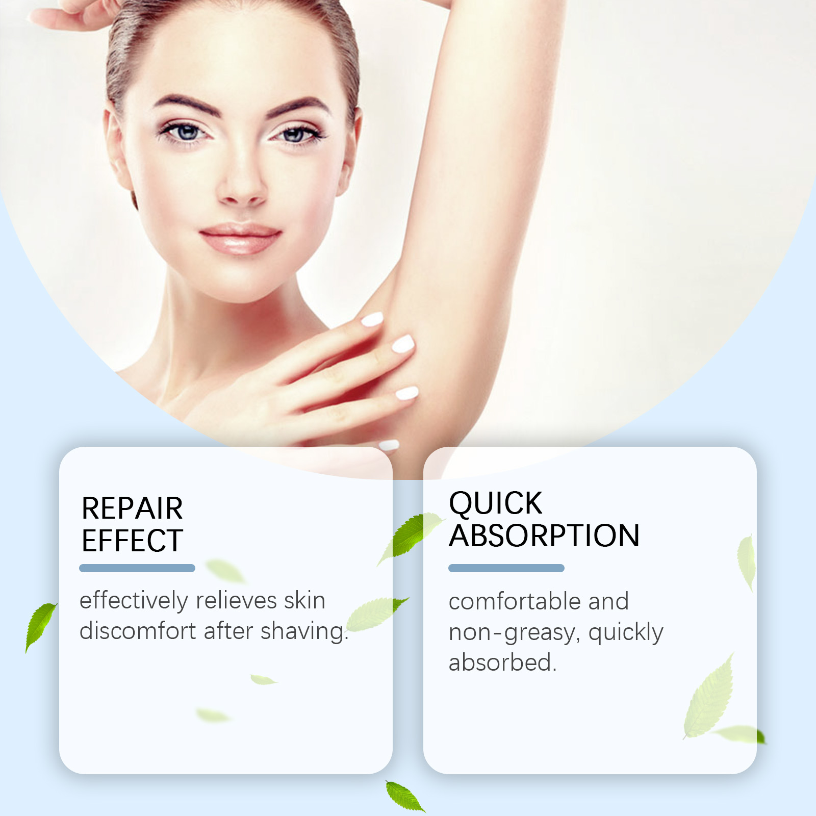 Jaysuing Underarm Post-Shave Soothing Solution Roller Mild Cleansing ...