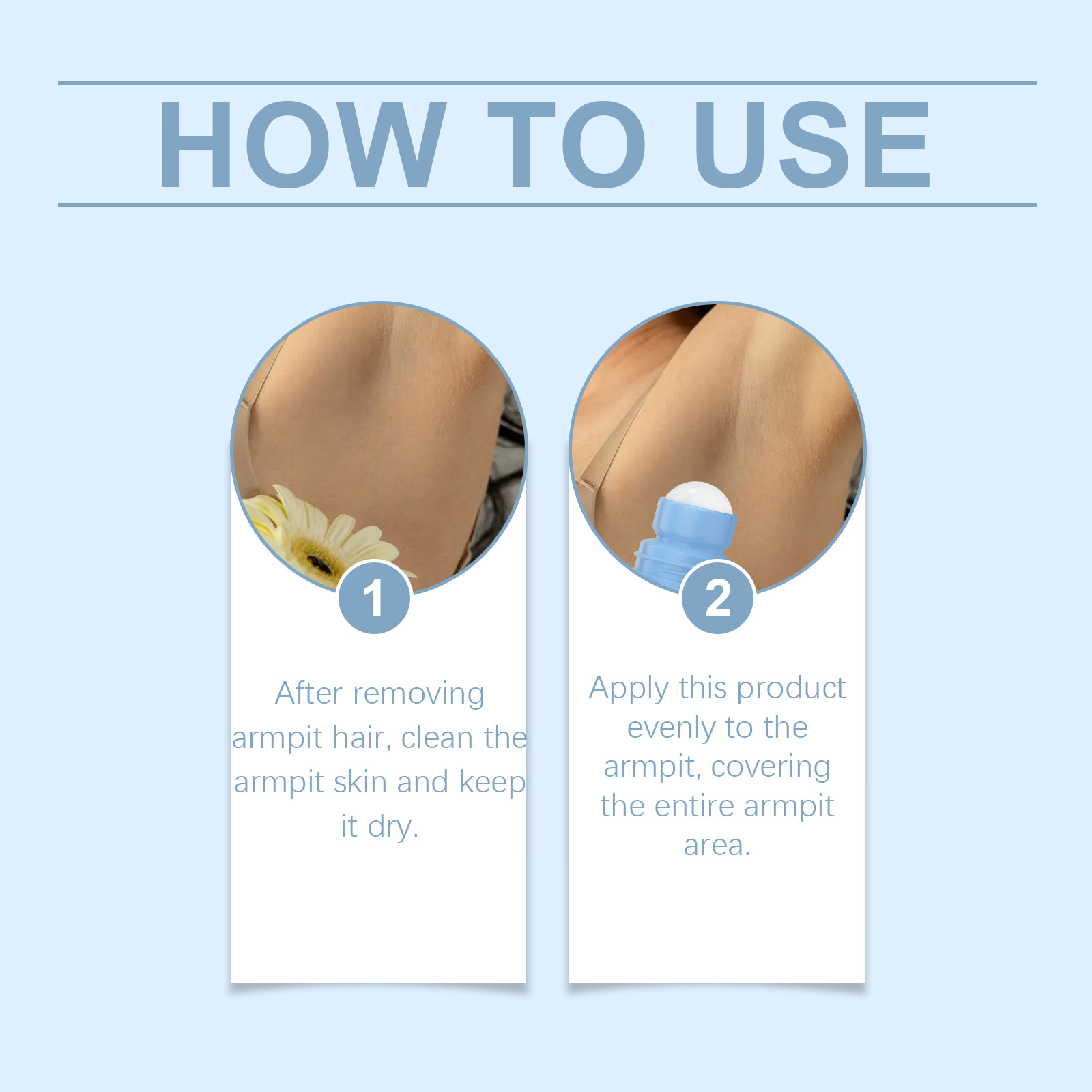 Jaysuing Underarm Post-Shave Soothing Solution Roller Mild Cleansing ...